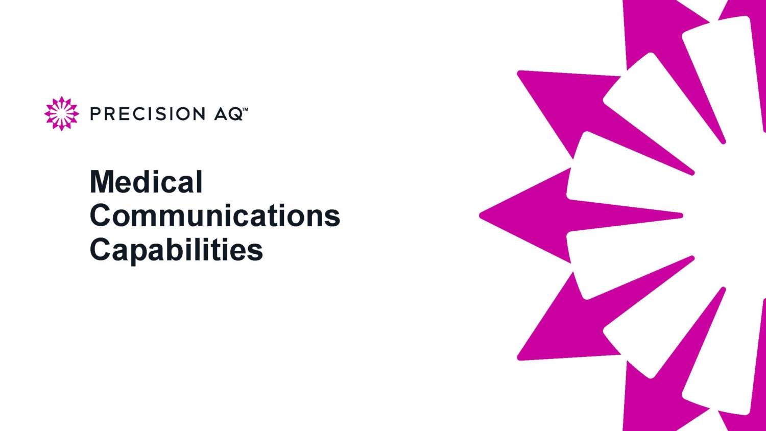 Precision AQ - Medical Affairs Professional Society