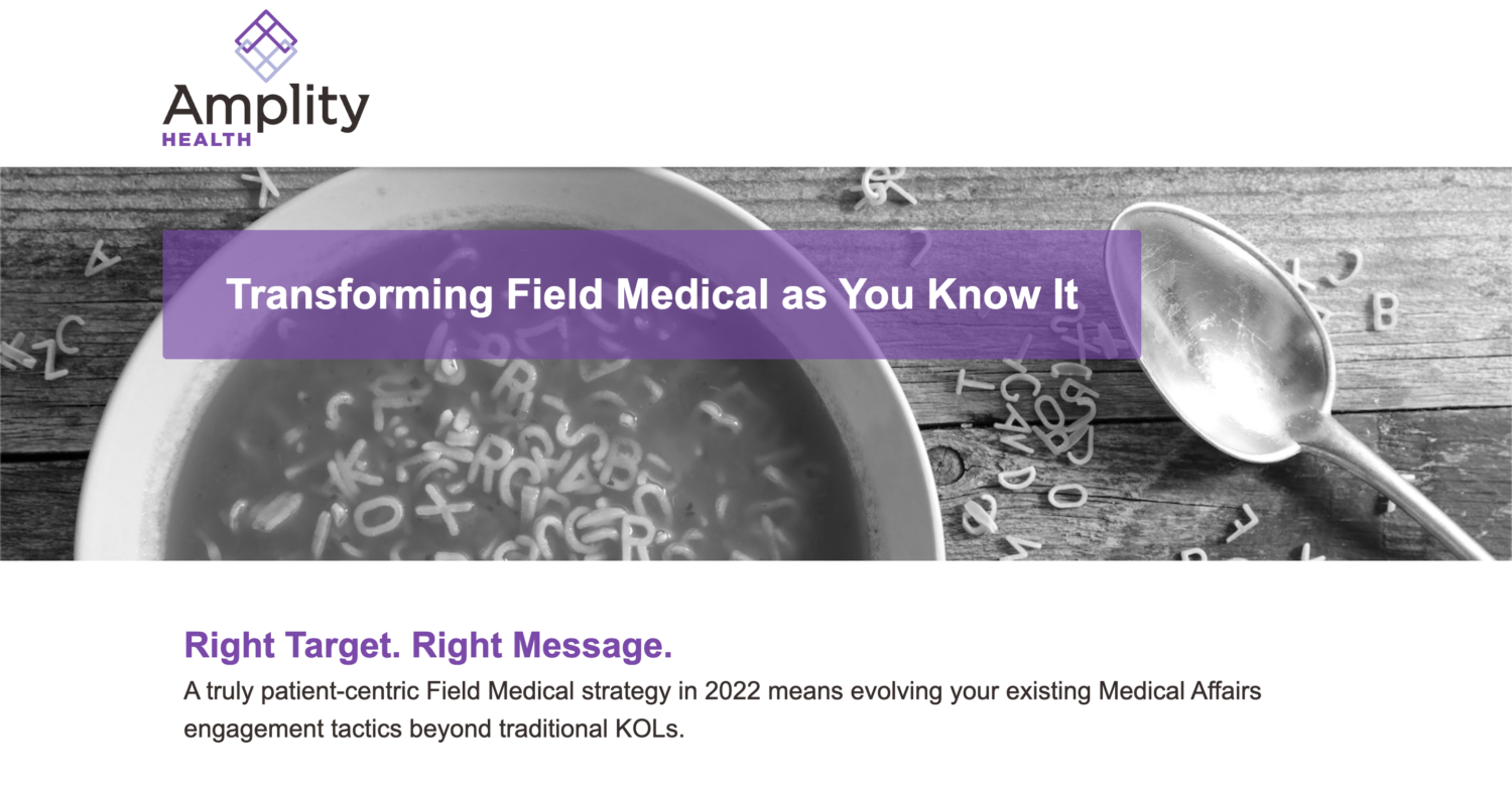 Amplity Health – Medical Affairs Professional Society Amplity Health – Medical Affairs Professional Society