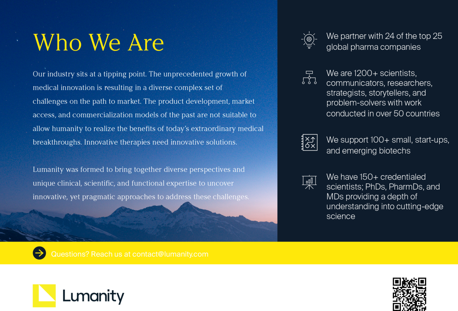 Lumanity - Medical Affairs Professional Society