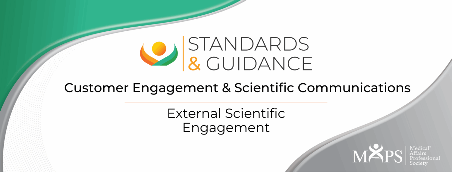 Standards & Guidance: External Scientific Engagement - Medical Affairs ...