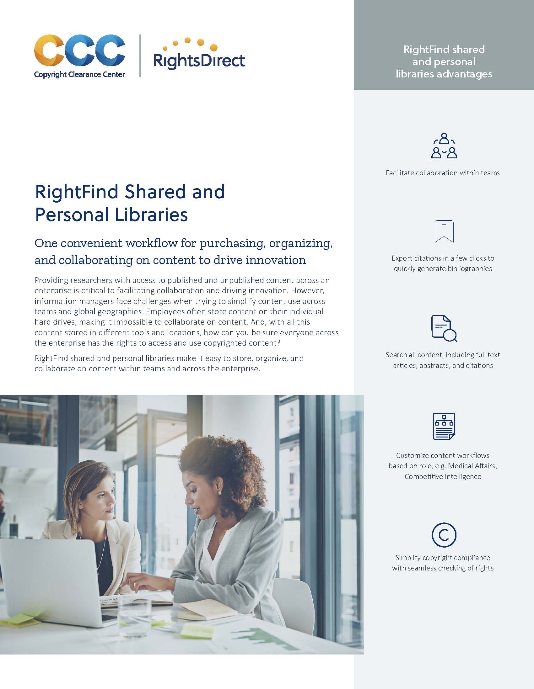 Copyright Clearance Center (CCC) - Medical Affairs Professional Society