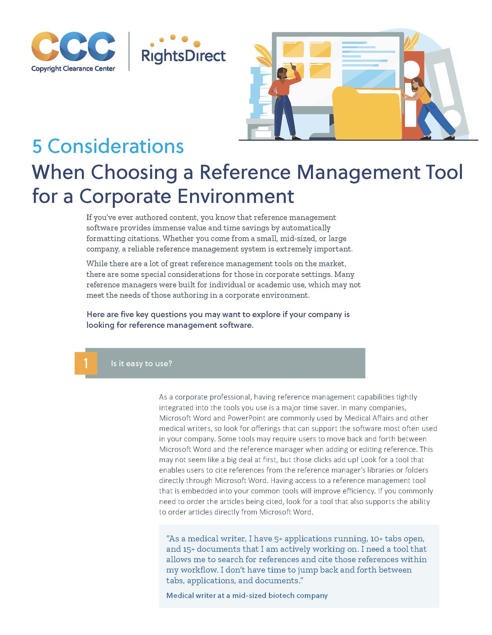 Copyright Clearance Center (CCC) - Medical Affairs Professional Society