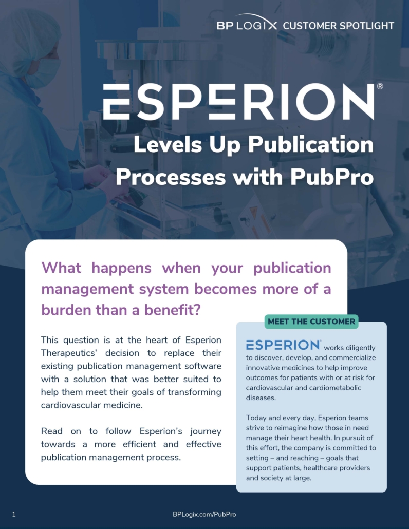 BP Logix - Medical Affairs Professional Society