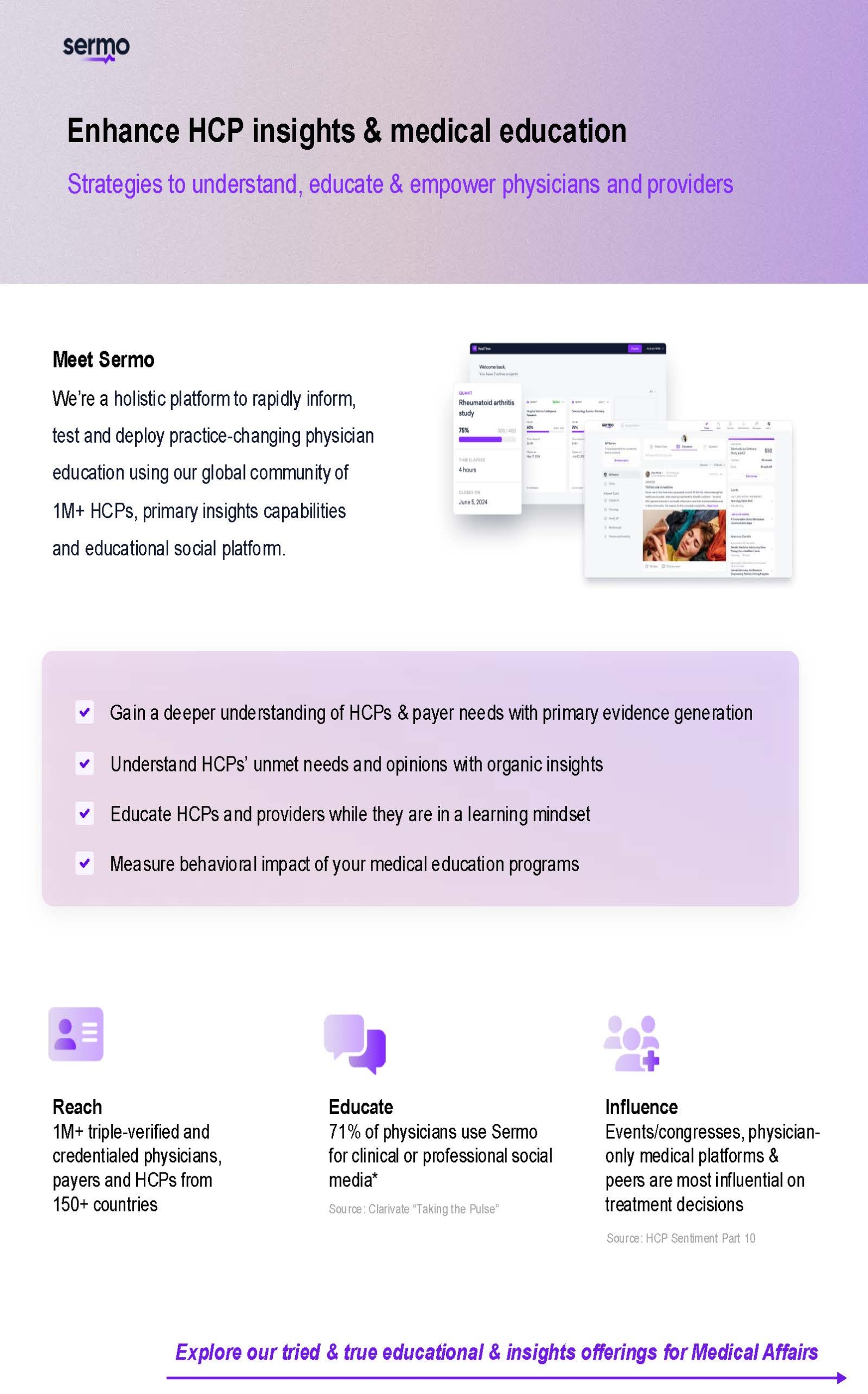 Sermo - Medical Affairs Professional Society