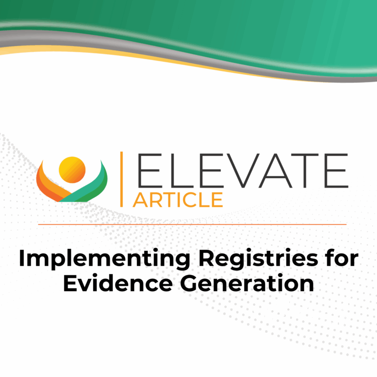 Implementing Registries for Evidence Generation - Medical Affairs ...